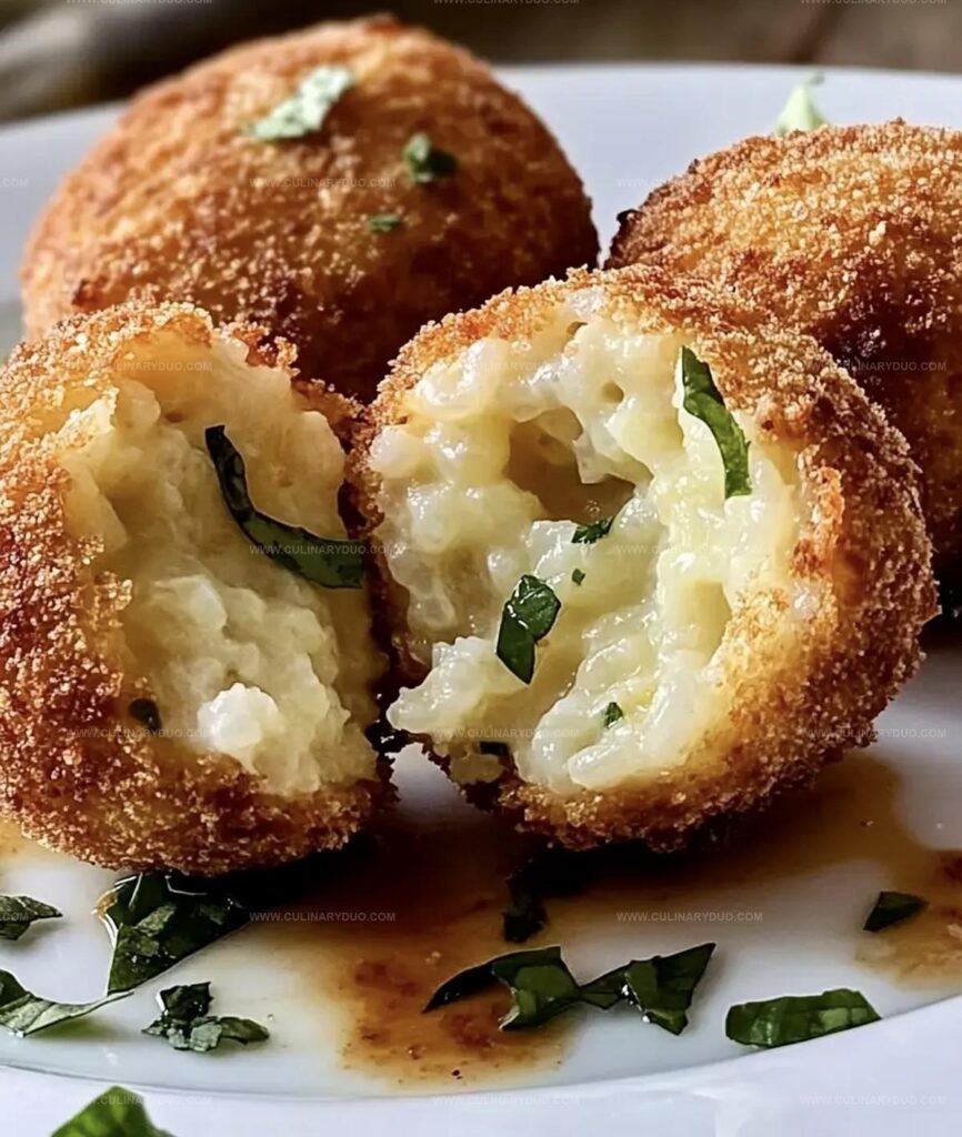 The Best Italian Arancini Recipe: Golden Crispy Rice Balls - Culinary Duo