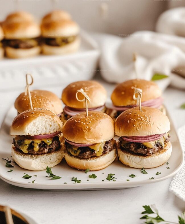 Bite-Sized Magic: The Cutest Mini Sliders Recipe Ever - Culinary Duo