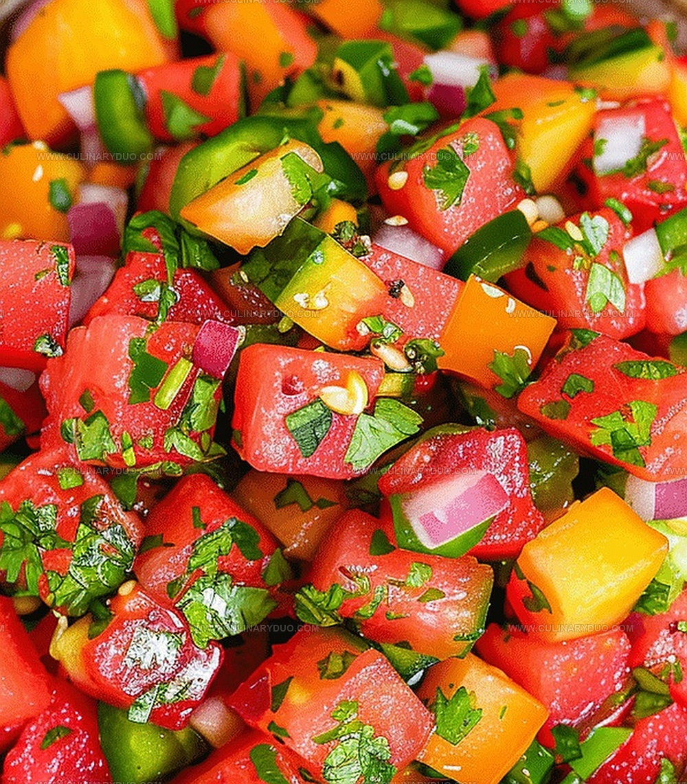 Zesty Watermelon Salsa Recipe: Summer's Juiciest Party Dip - Culinary Duo